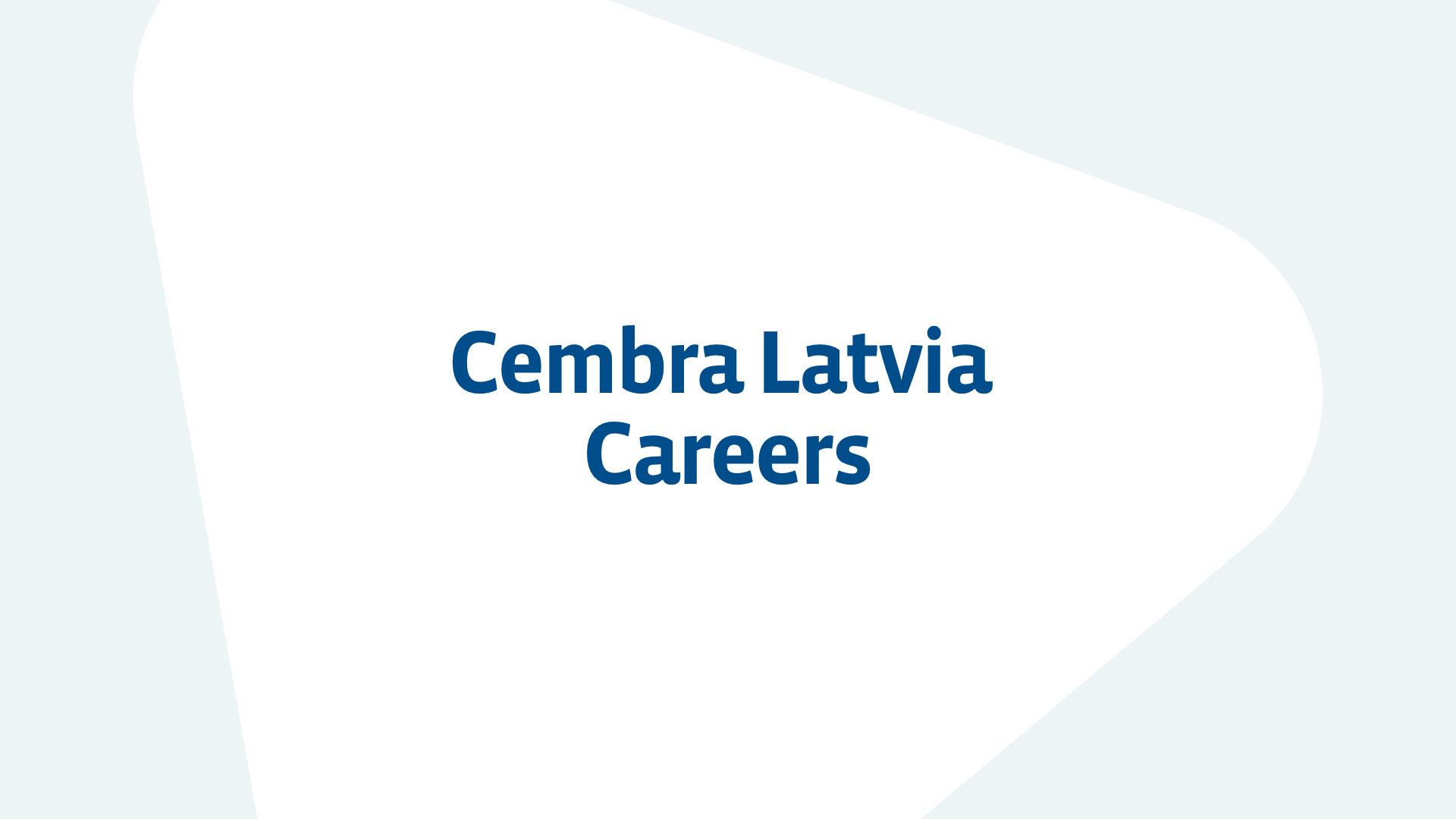 Career page and job offers – Cembra Latvia SIA